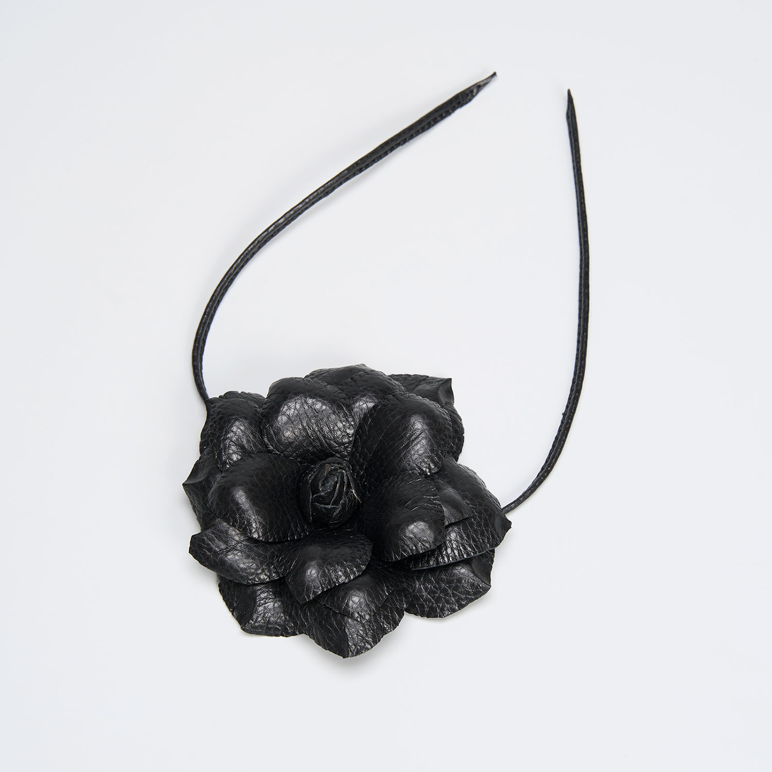 Flori din piele Floare Rose Black AFLRO-BL Urbanvanilla.ro