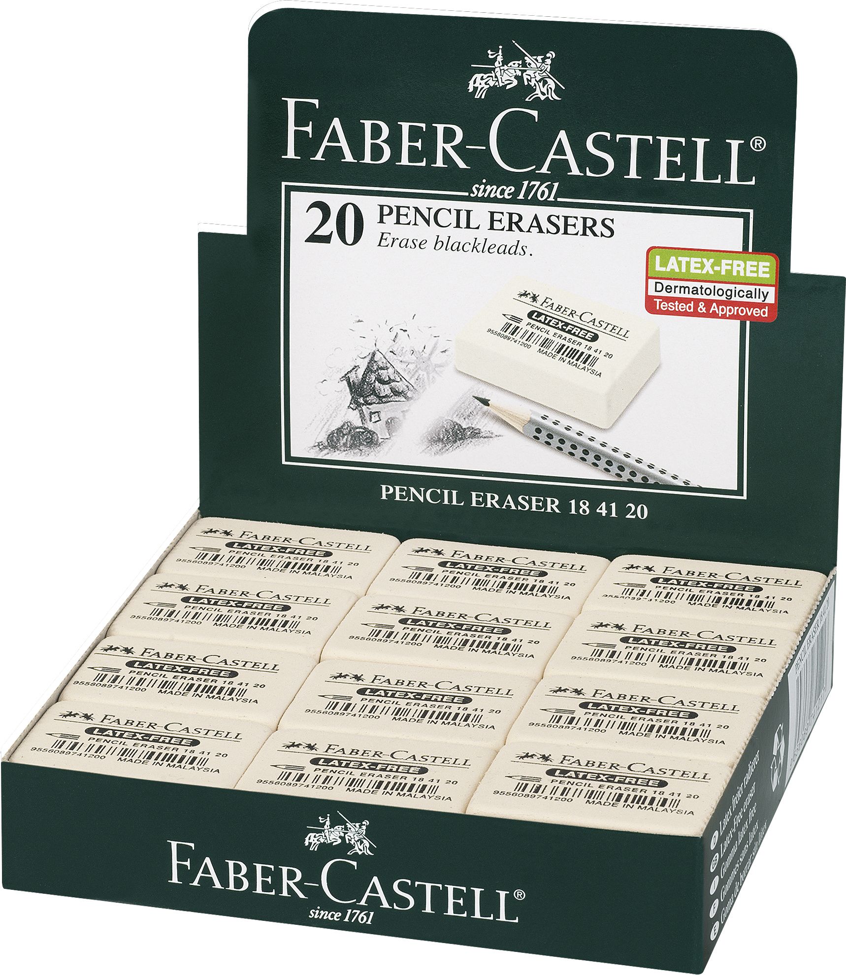 Radiere si gume de sters RADIERA CREION 7041 20 FABER-CASTEL...