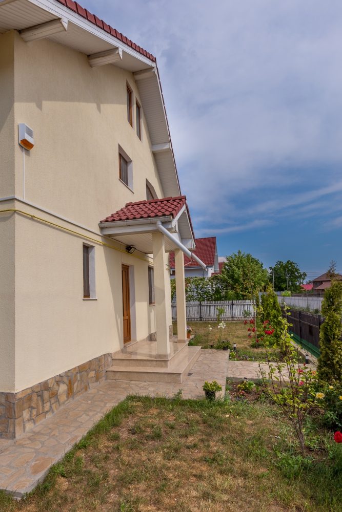 Poze Trepte marmura bej exterior + pavaj piatra naturala | Portofoliu VINCA