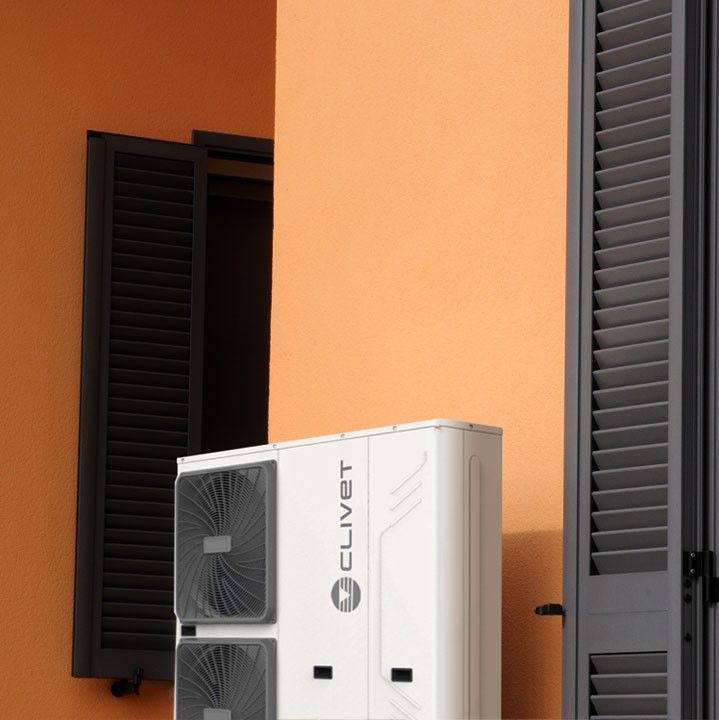 Pompa de Caldura Clivet EDGE EVO EXC 14.1 30kW R32 380V | A+++ | Control Wi-Fi