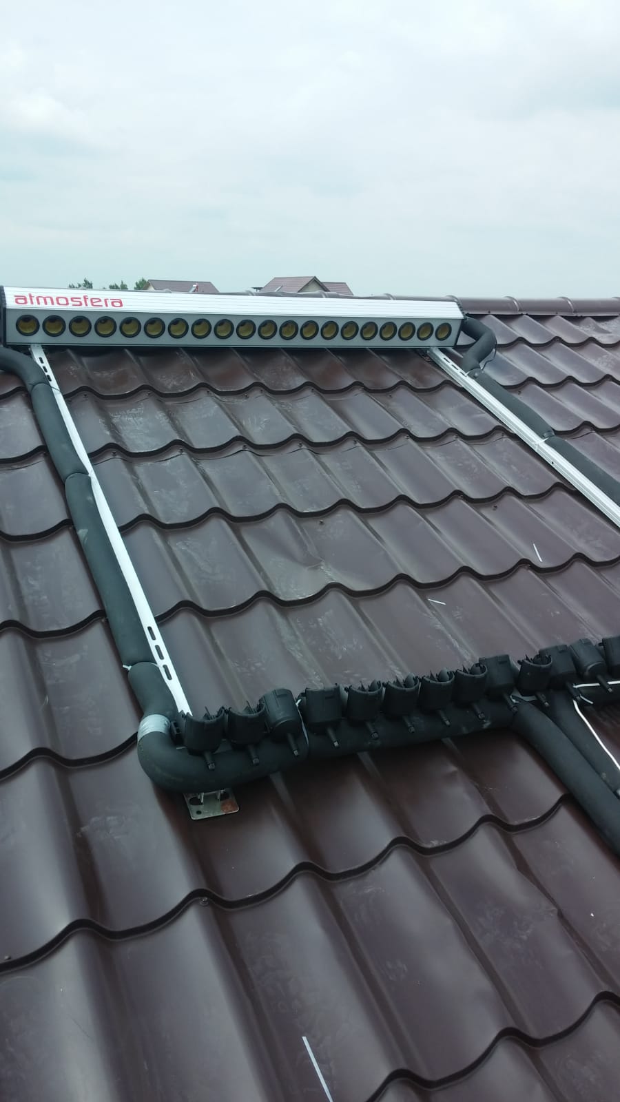 Instalatie panou solar apa calda Atmosfera - 3 persoane