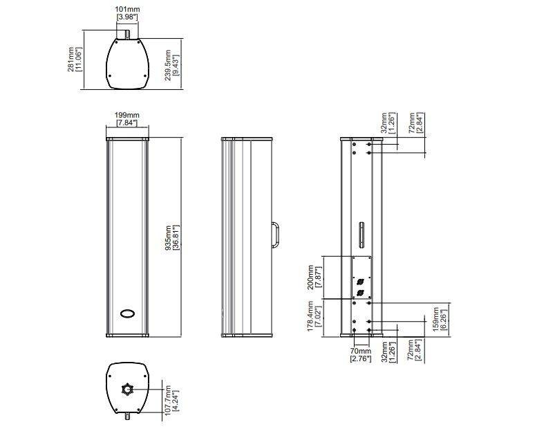 Boxa pasiva Dynacord Vertical Array TS 400W - audioclub.ro