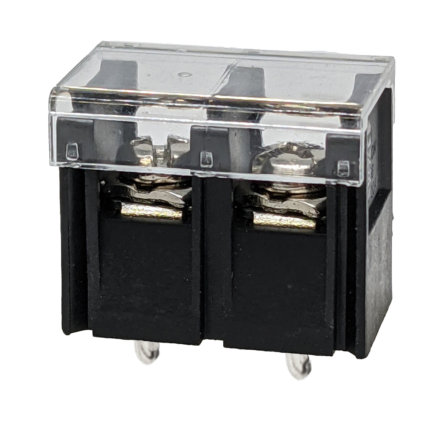 Terminal cu surub nichelat TB02 pentru montare pe PCB cu cap...