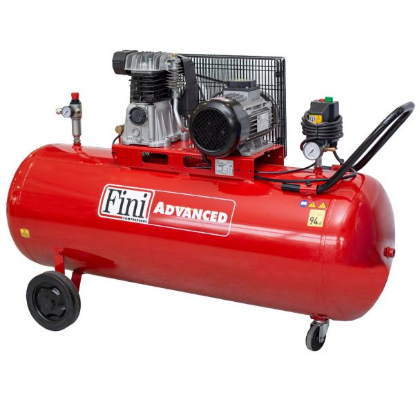 Compresor de aer Fini MK103-200-4, 200 l, 3000W, 10 bar, 395 l/min
