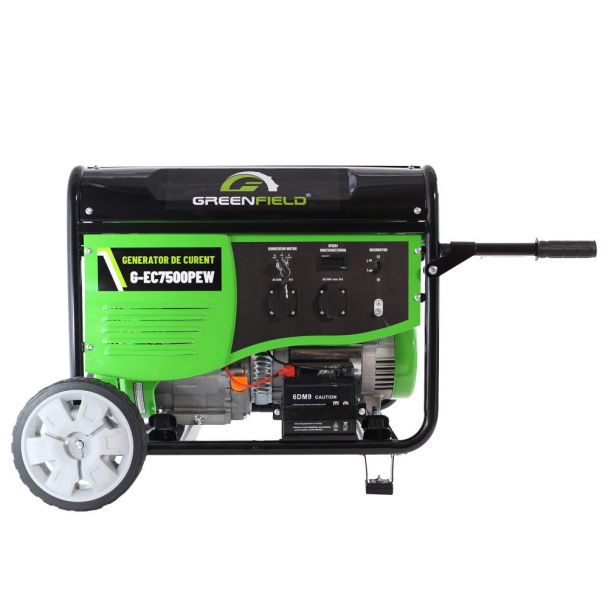 Generator de curent pe benzina Greenfield G-EC7500PEW, portabil ...