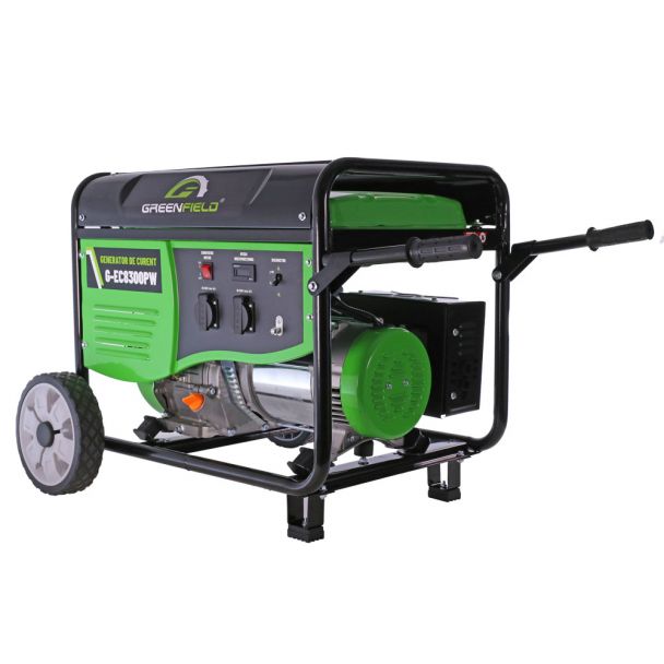 Generator de curent pe benzina Greenfield G-EC8300PW, portabil, pornire ...
