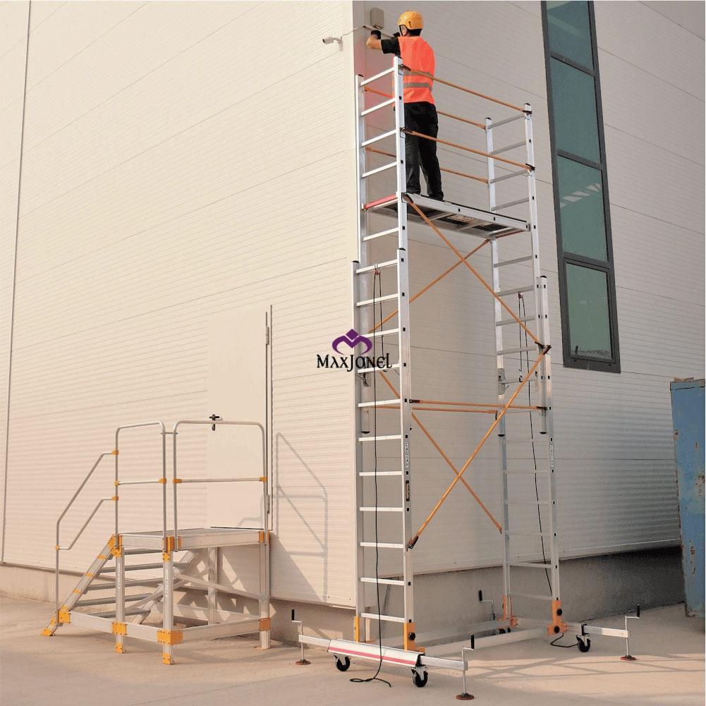 TeleSafe 008XL Schela mobila profesionala din aluminiu - 869...