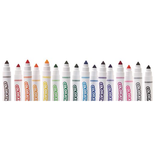 Carioci colorate super lavabile - 256 buc