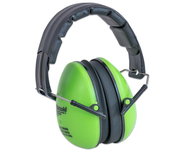 Căști verzi pentru reducerea zgomotului
