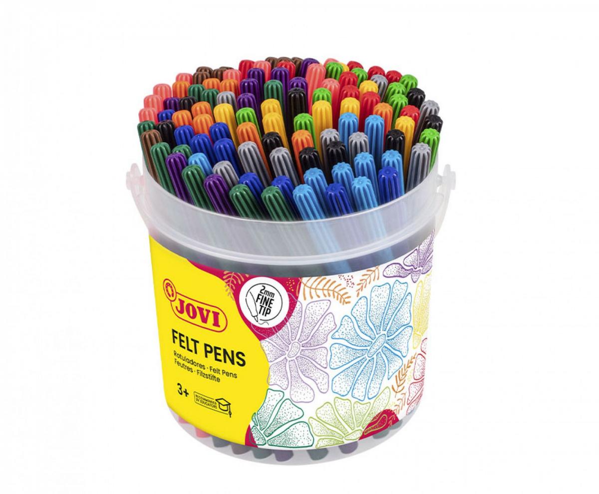 Set de 120 de carioci colorate cu vârf subțire