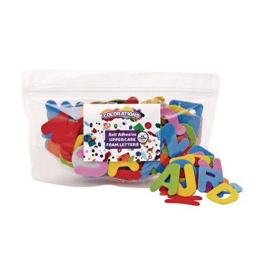 Set de 150 de litere colorate din spumă