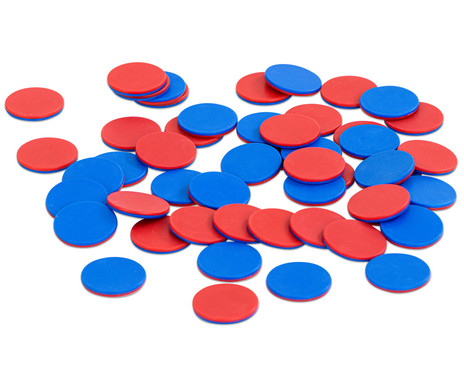 Set matematic -10 planșe cu numere și 800 de jetoane colorate