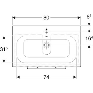 Set mobilier baie Set Geberit - Mobilier Selnova Square alb ...