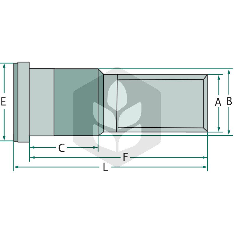 Bulon roata M20 x 1,5 mm