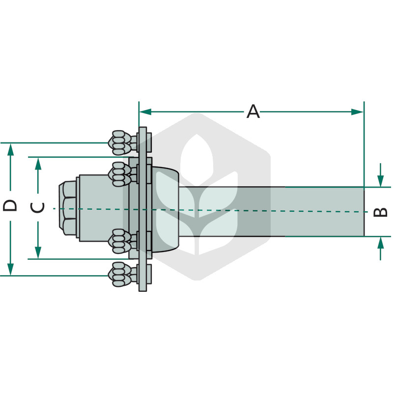 Fuzeta latime patrat 50 mm