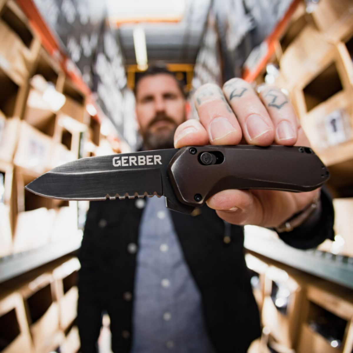 Cutit de buzunar EDC (everyday carry), pliabil , GERBER,Highbrow ...