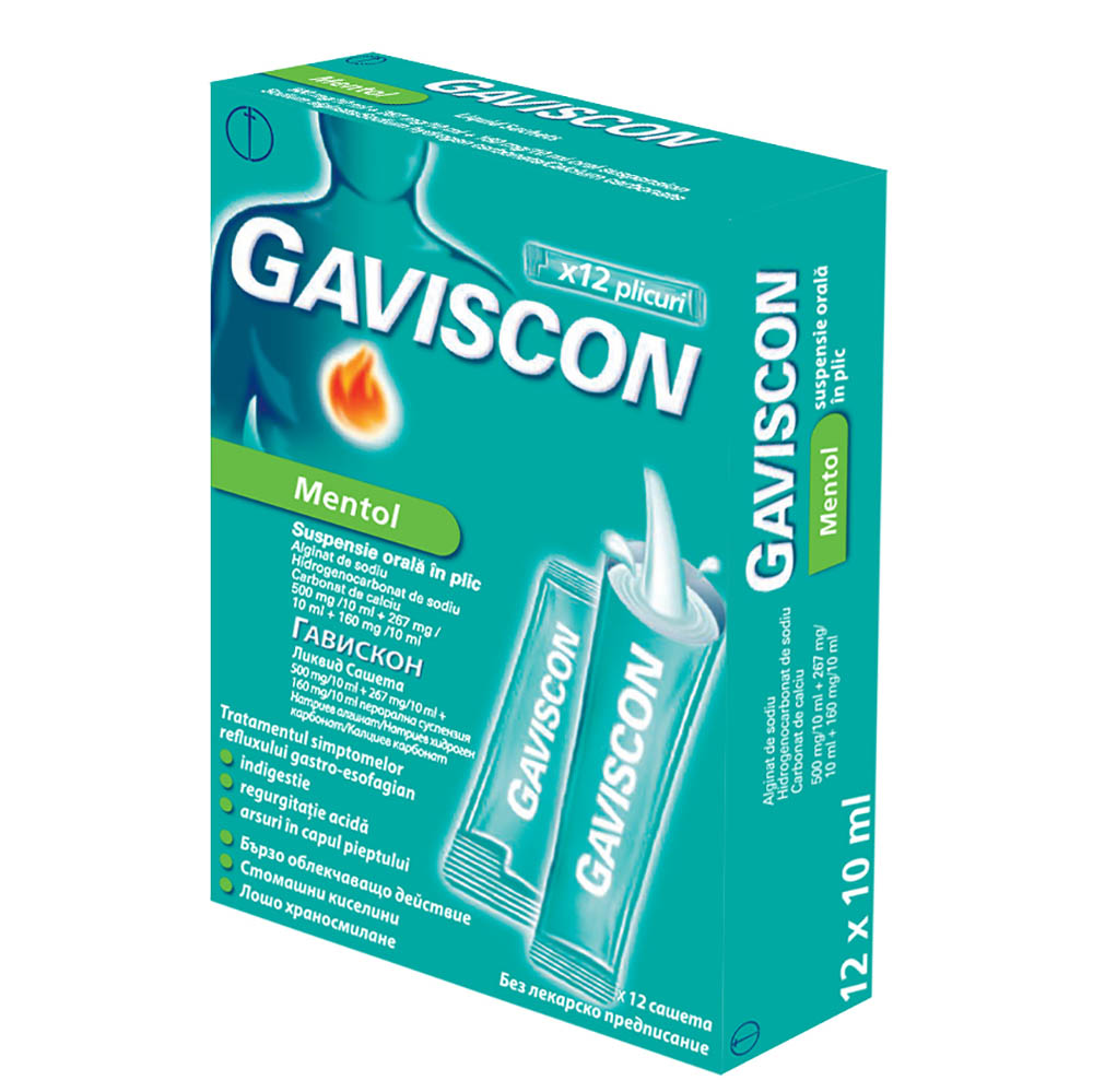 GAVISCON MENTOL x 12 W66098006 Reckitt Benckiser Amerispharm...