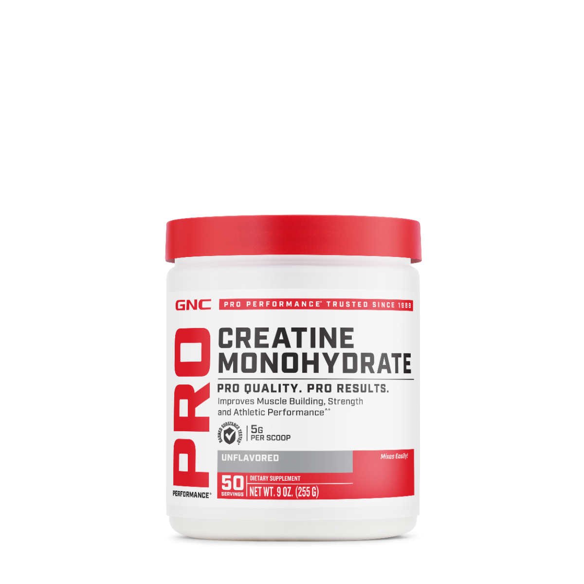 GNC 759016 CREATINE MONOHYDRATE UNFLAVORED 255G AX122112065 ...