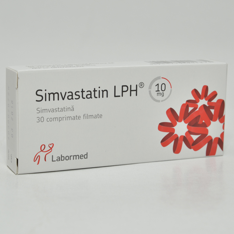 SIMVASTATIN LPH 10 mg x 30 COMPR. FILM. 10mg LABORMED PHARMA...