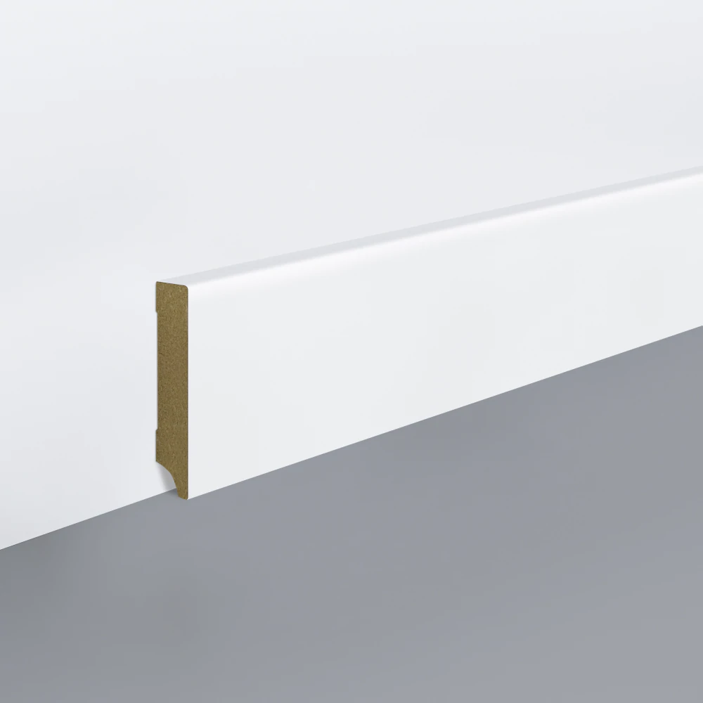 Plinta Plinta din MDF L201 80mm - CUBIC - ALB L201 80mm - CU...