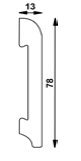 PLINTA DUROPOLIMER PC-LPC-011-ALB-101, PLINTA ELEGANCE COMPA...