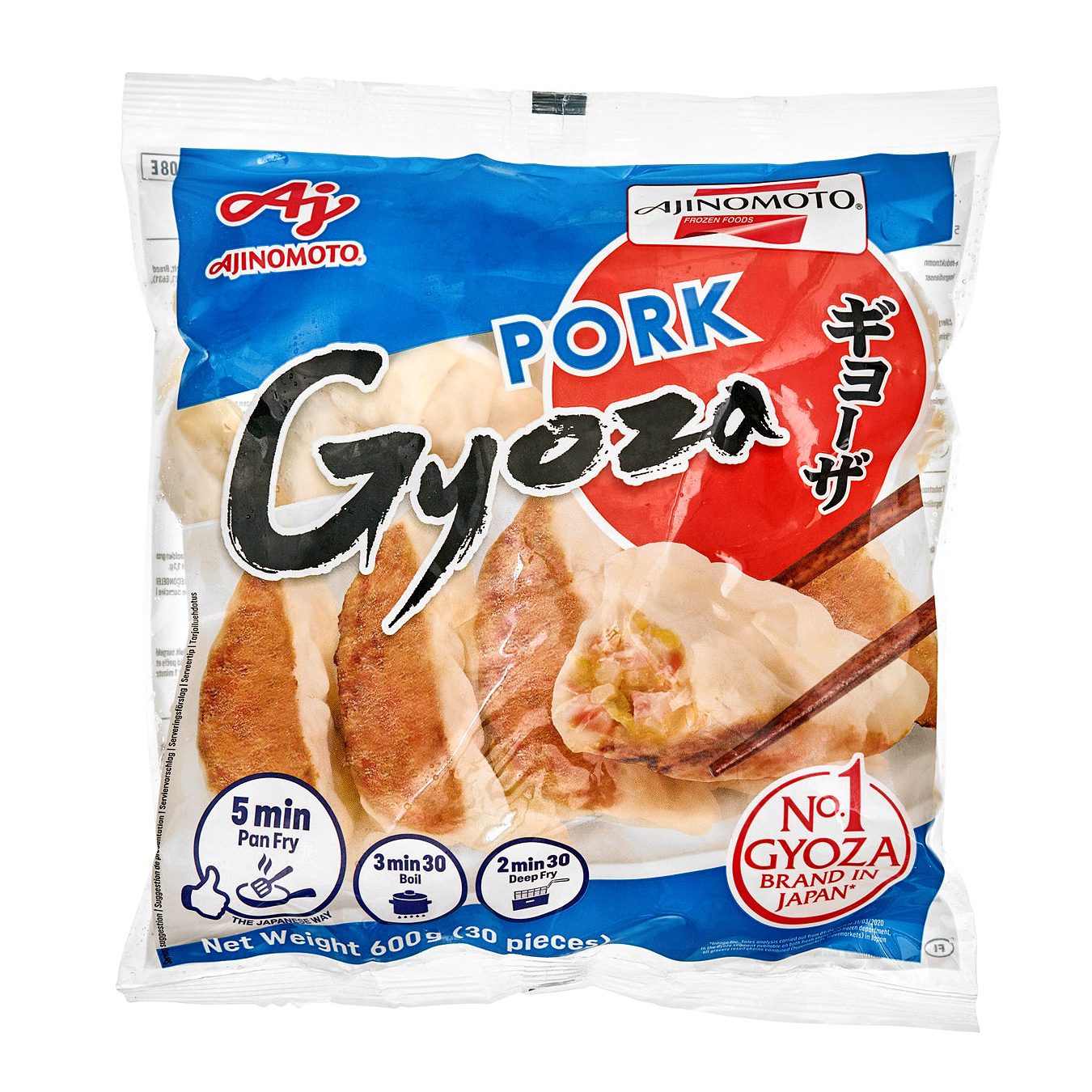 Congelate si semipreparate Gyoza cu carne de porc 30buc AJIN...