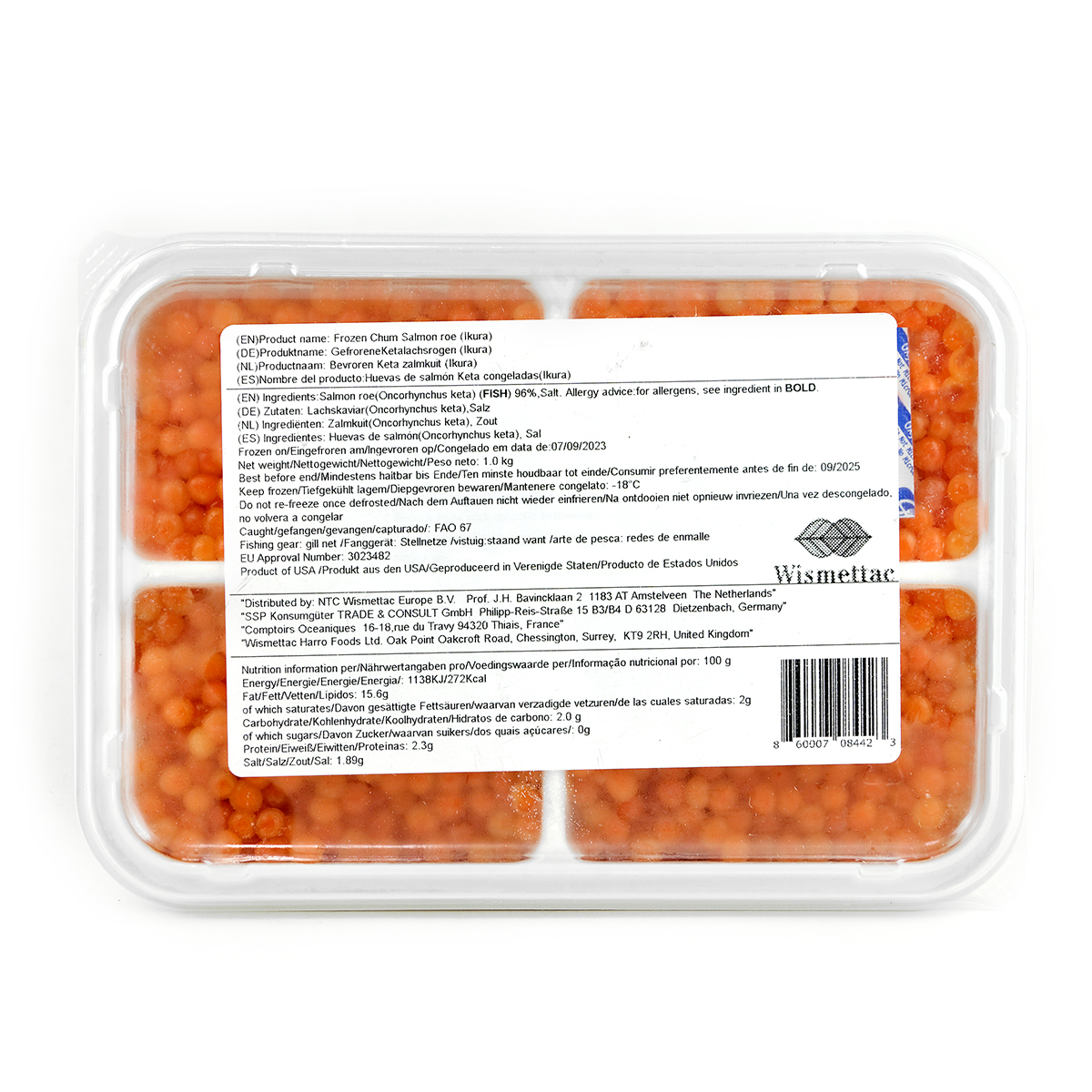 Congelate si semipreparate Icre de somon Ikura SHIRAKIKU 1kg...