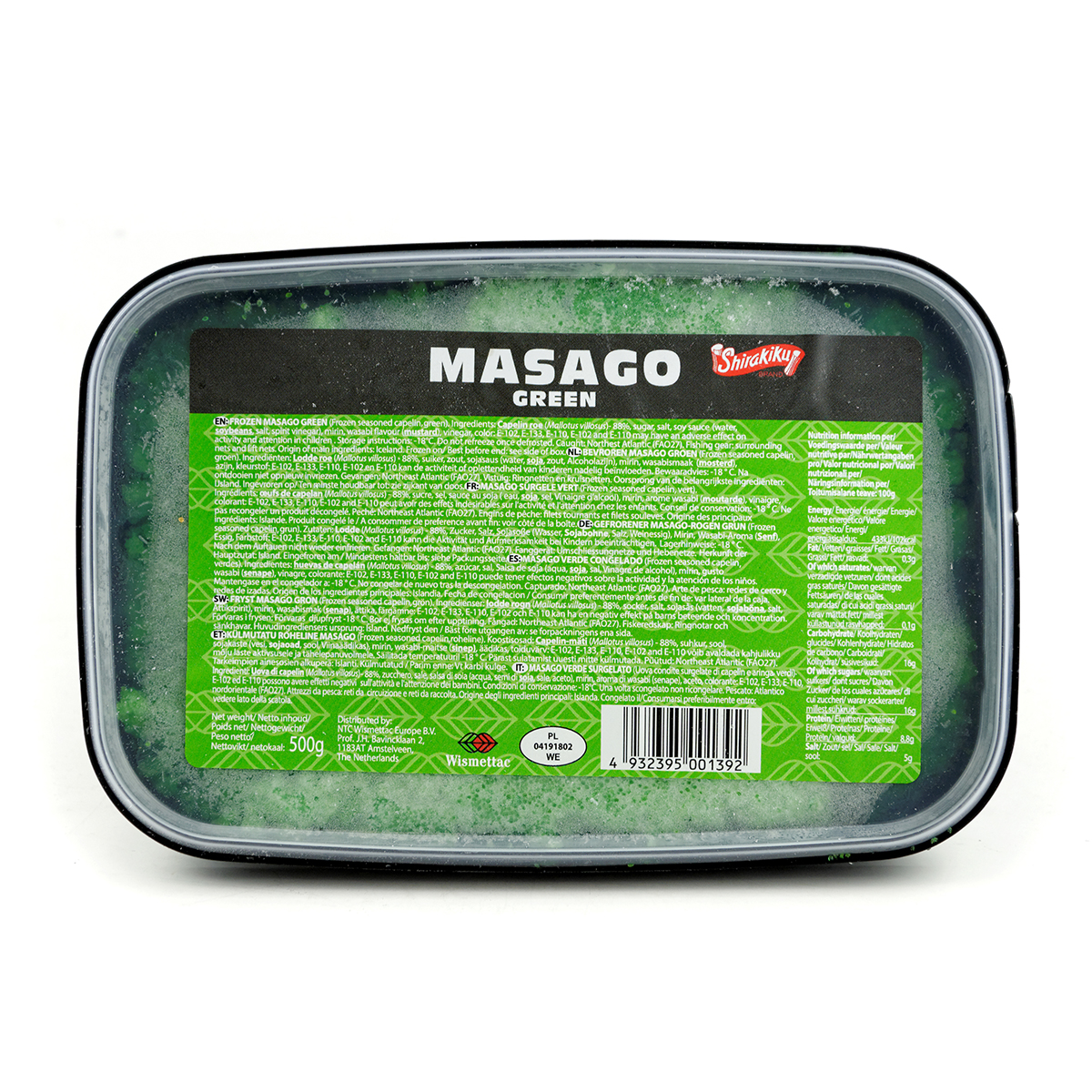 Congelate si semipreparate Masago Green SHIRAKIKU 500g EU900...