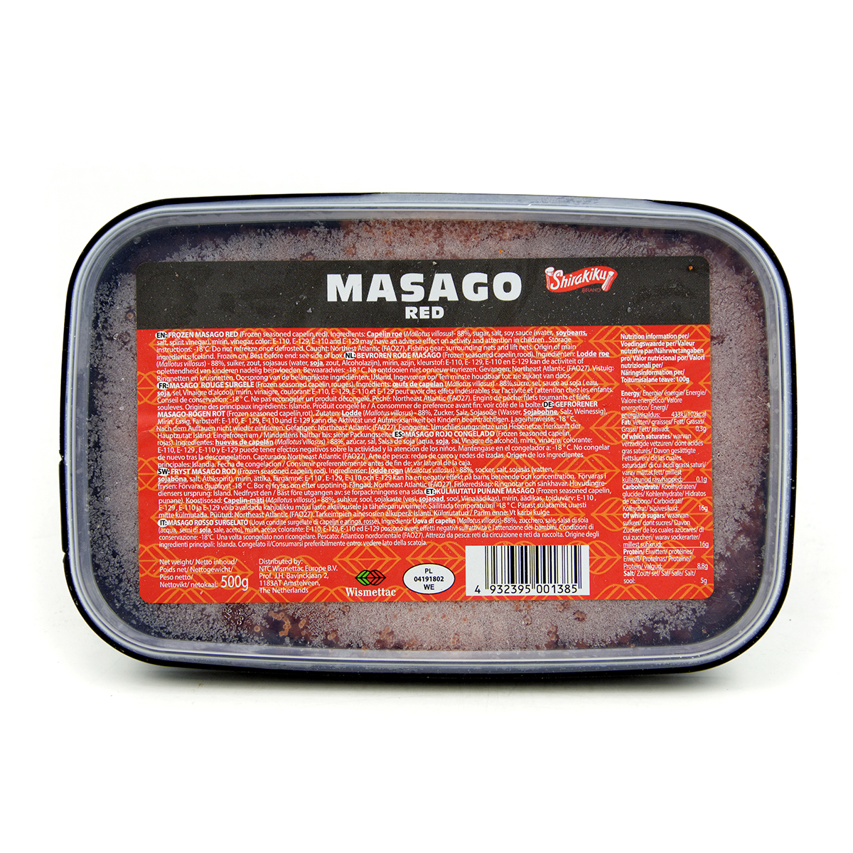 Congelate si semipreparate Masago Red SHIRAKIKU 500g EU90003...