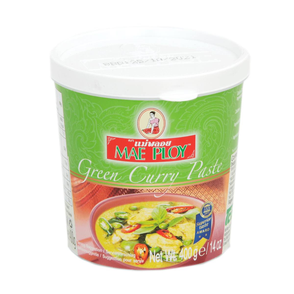 Mix de condimente Pasta curry verde Mae Ploy 400g 3243 MAE P...