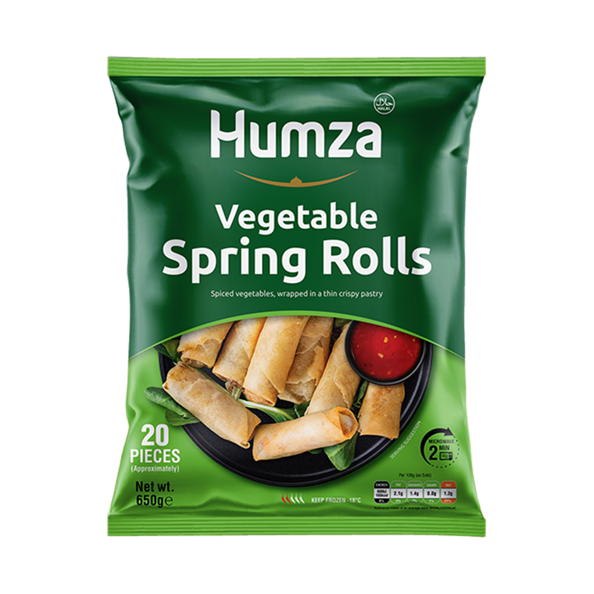 Congelate si semipreparate Roll vegetal Humza (20 buc) 650g ...