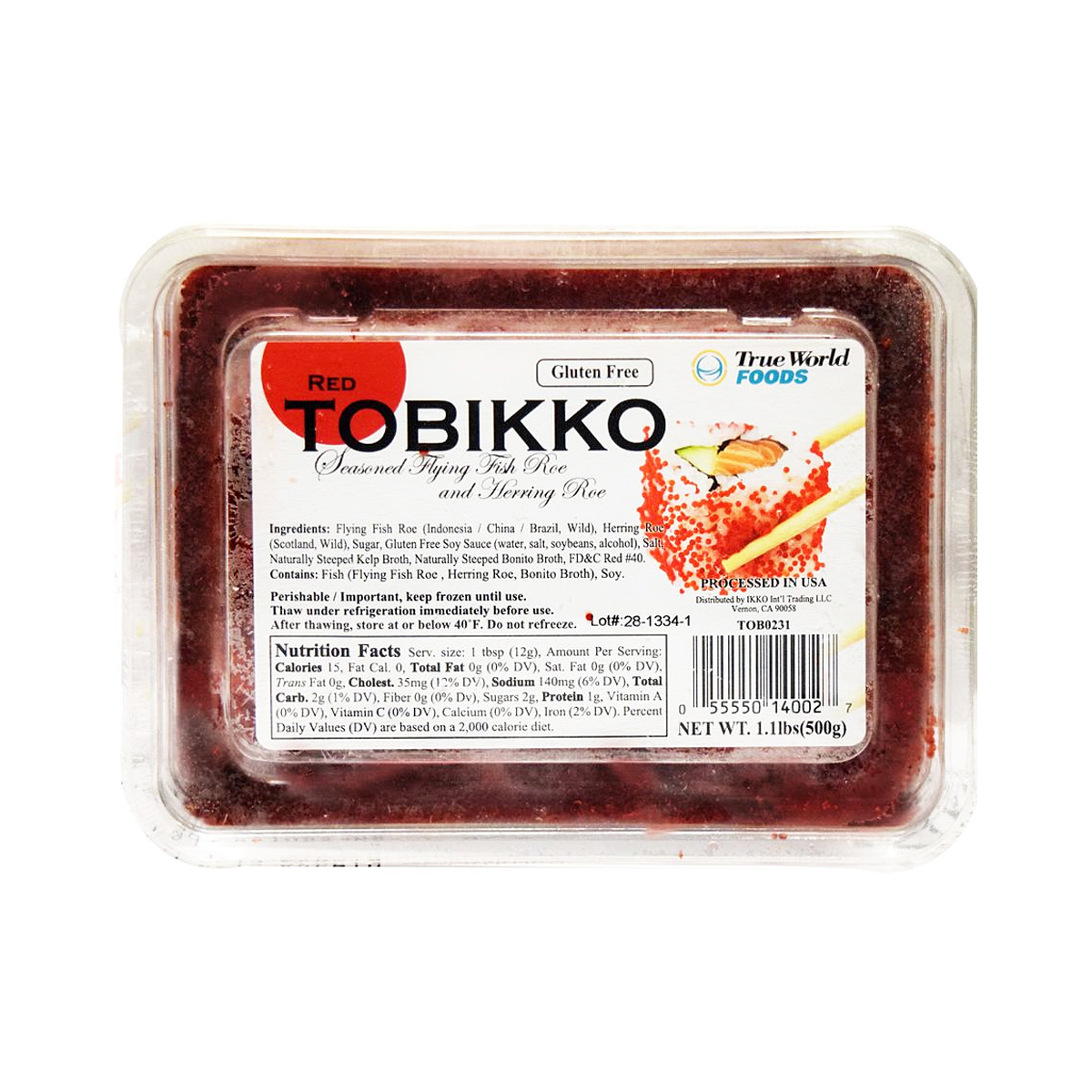Congelate si semipreparate Tobiko red PK TAKU ETSU 500g F240...
