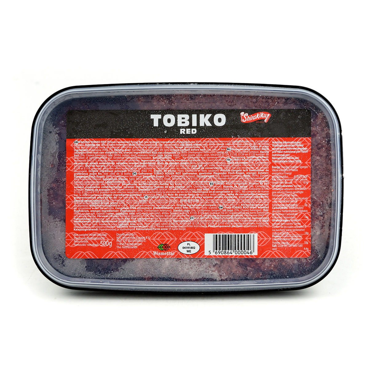 Congelate si semipreparate Tobiko Red SHIRAKIKU 500g EU90008...