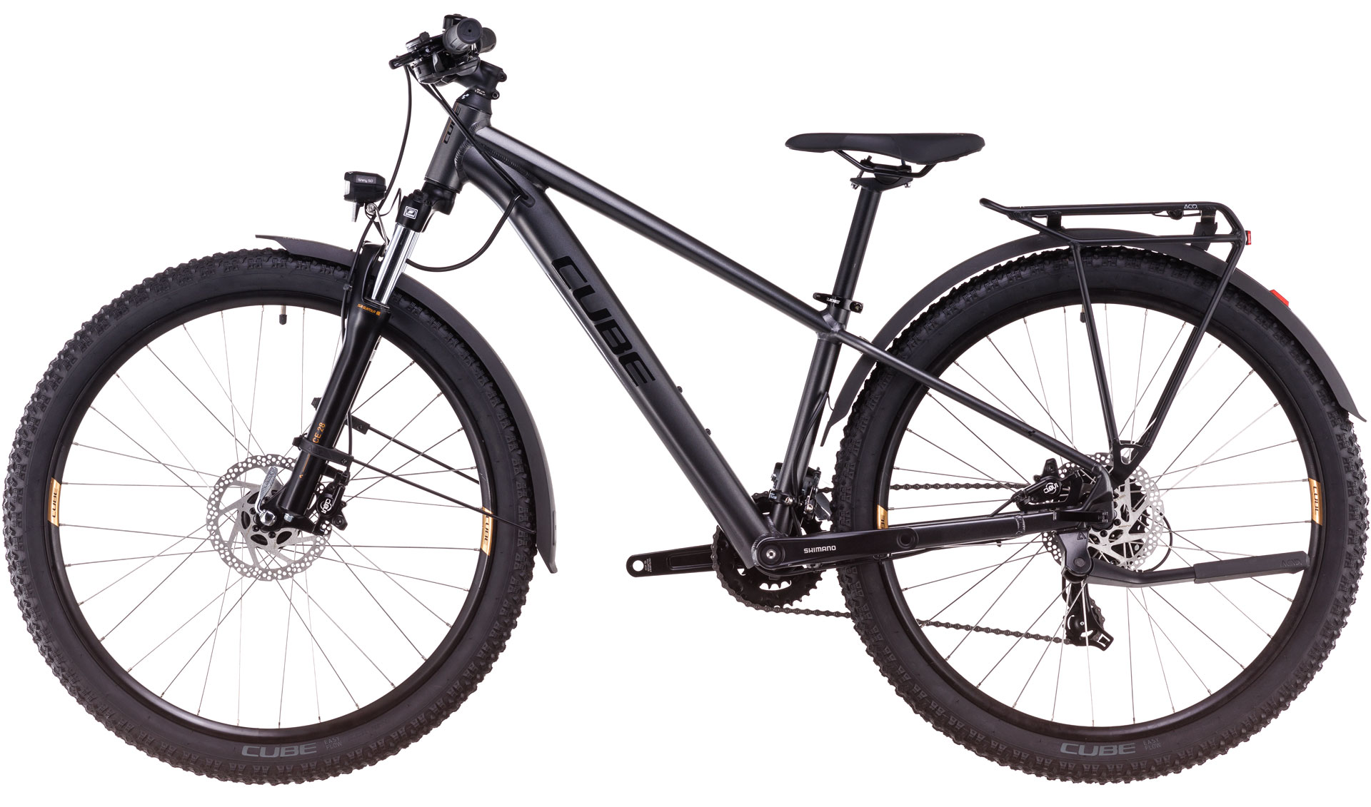 Copii BICICLETA CUBE ACID 260 DISC ALLROAD GREY FLASH 2025 r...
