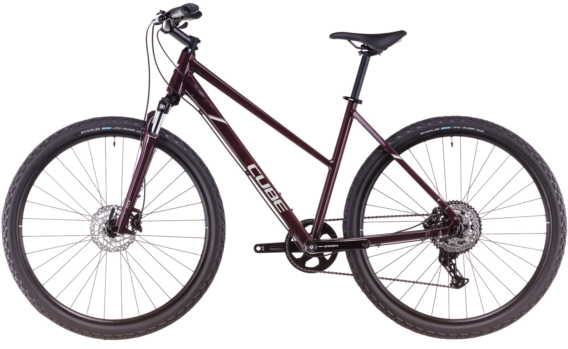 Trekking-Oras BICICLETA CUBE NATURE ONE TRAPEZE AMARONE LUNA...
