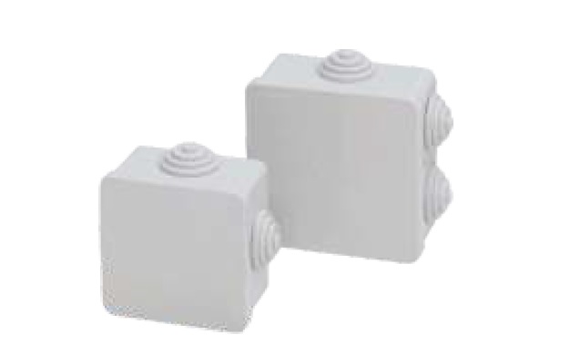 Doza etansa derivatie, patrata, 80x80x40, IP54