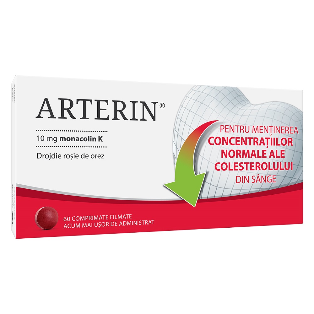 Anticolesterol Arterin ,60 comprimate P19729 OMEGA PHARMA SA...