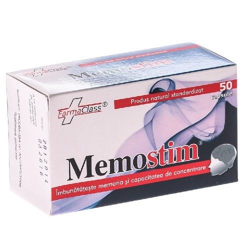 Circulatie cerebrala si memorie Memostim , 50 capsule (Farma...