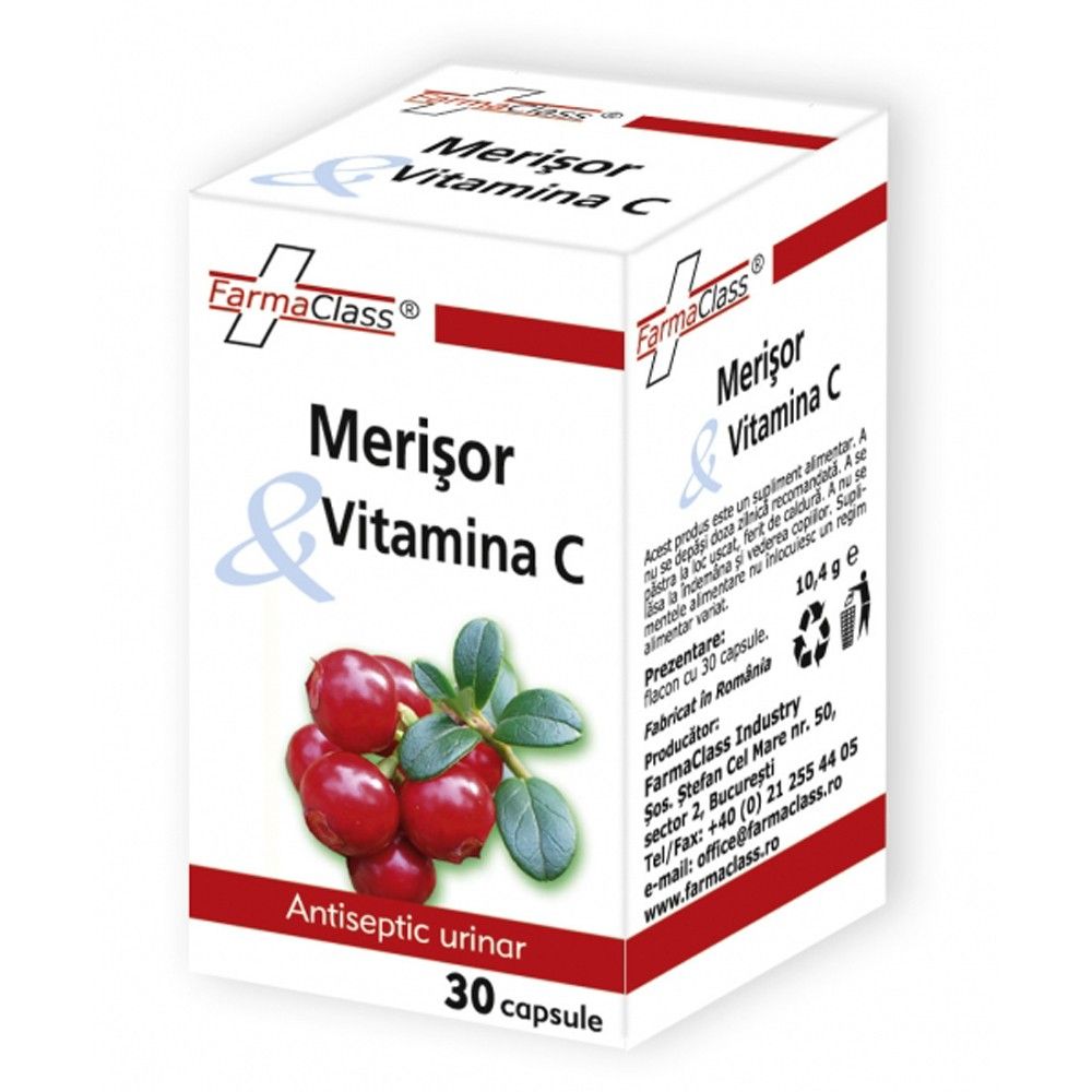 Raceala si gripa Merisor &Vitamina C ,30 comprimate (Far...