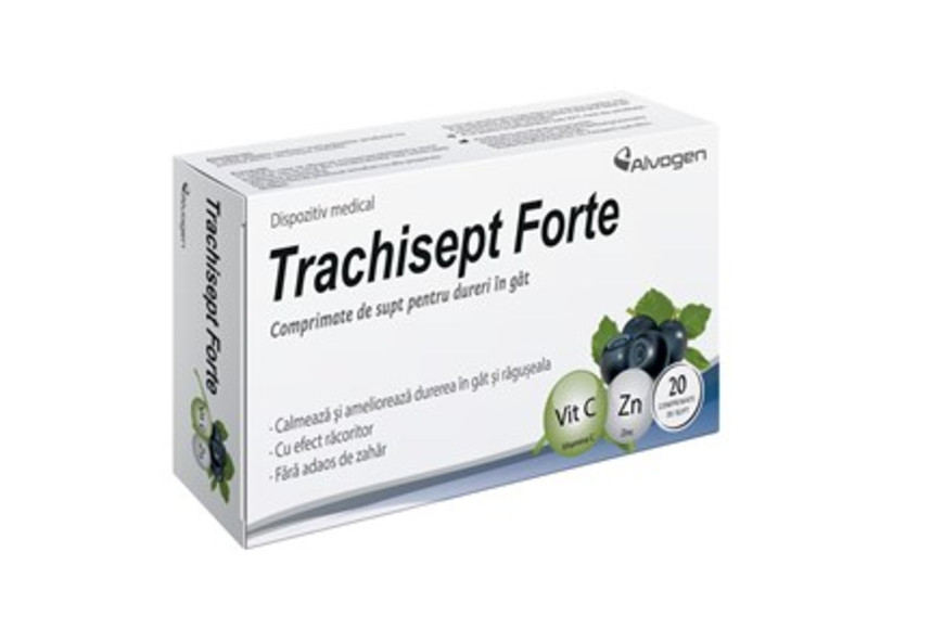 Raceala si gripa Trachisept forte ,20 comprimate de supt P19...