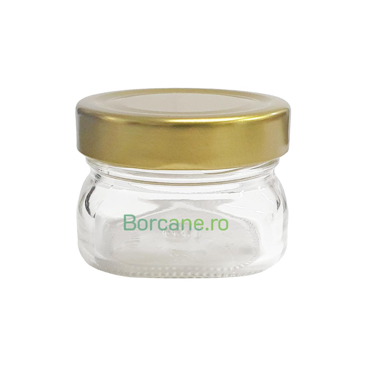 Borcane mici cu capac din sticla, condimente, marturii nunta - Borcane.ro