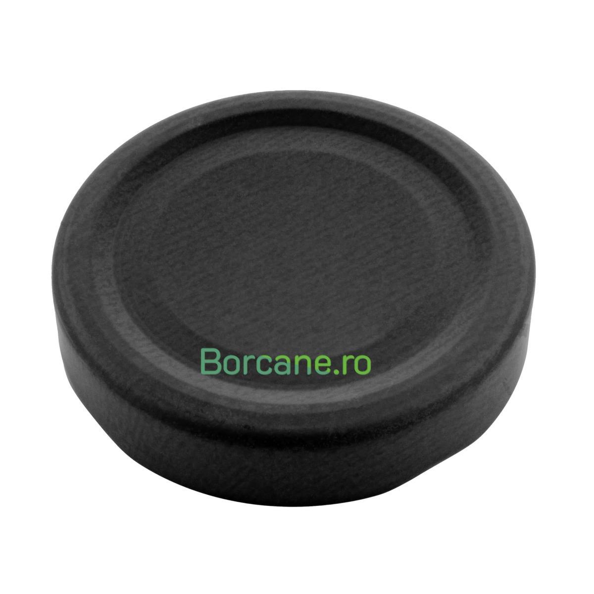 Capac cu filet twist off 58 mm deep Negru mat Deep Borcane.r...