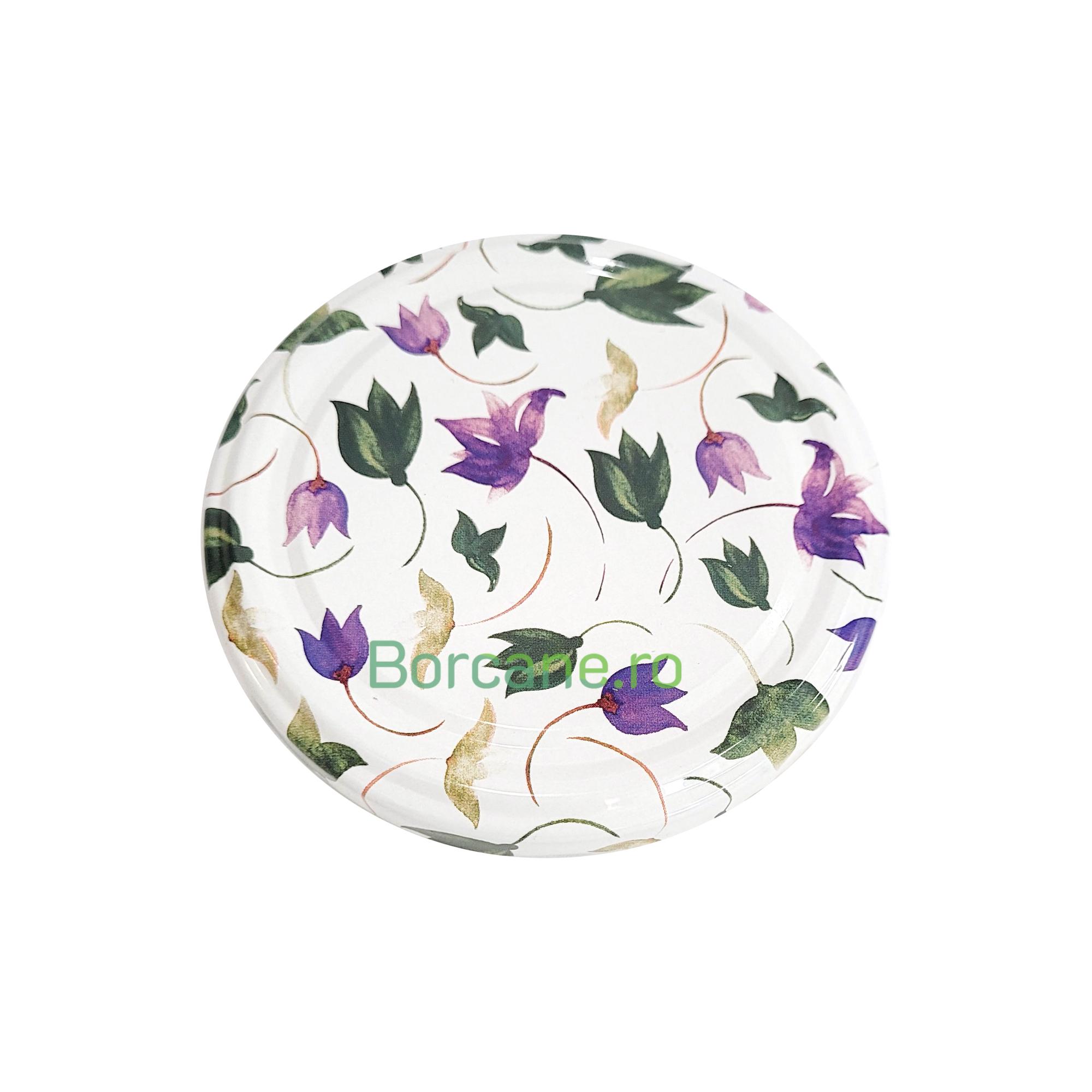 Capace cu filet twist off 82 mm Flori mov Twist Off Borcane....