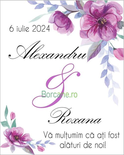 Etichete personalizate, marturii nunta pe Borcane.ro