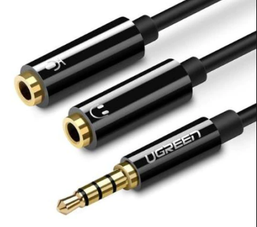 Cablul Audio Ugreen AV116, Stereo 3.5mm Jack (T) la 2 x RCA ...