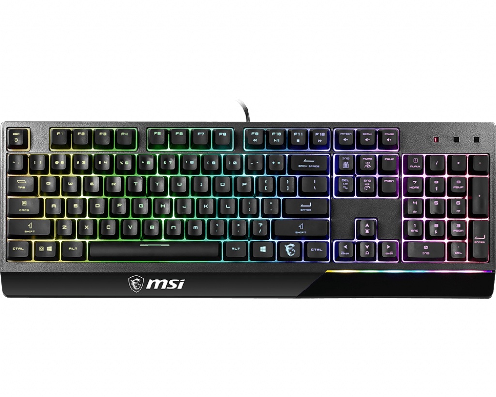Tastatura Gaming MSI Vigor GK30, USB, RGB LED, Layout US, ta...