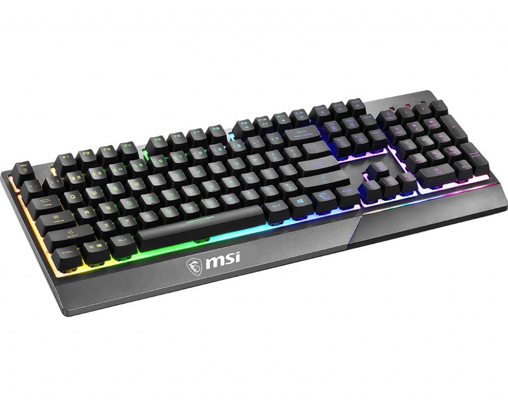 Tastatura Gaming MSI Vigor GK30, USB, RGB LED, Layout US, ta...
