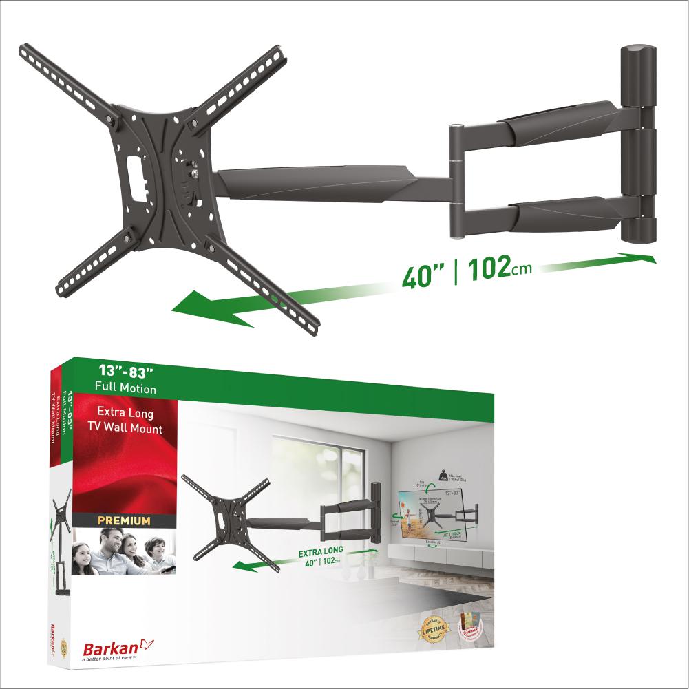 Suport TV Perete Barkan 13"-83", 50kg - Caro.ro