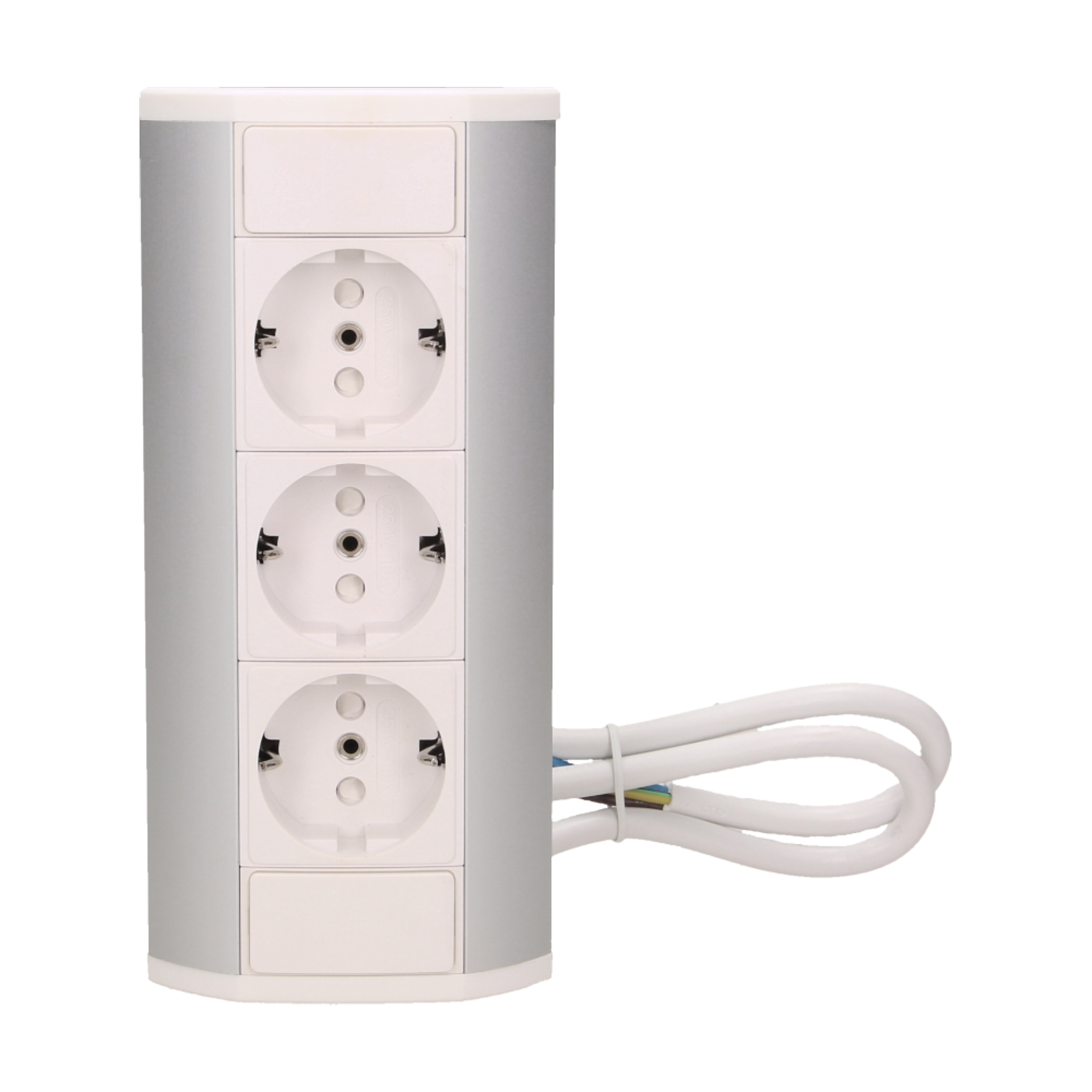 Priza pentru mobilier ORNO OR-GM-9001/W-G(GS), 16A, 3680W, 3 prize ...