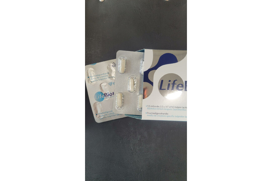 Probiotice si Prebiotice Lifebiotic, 20 comprimate gastrorez...